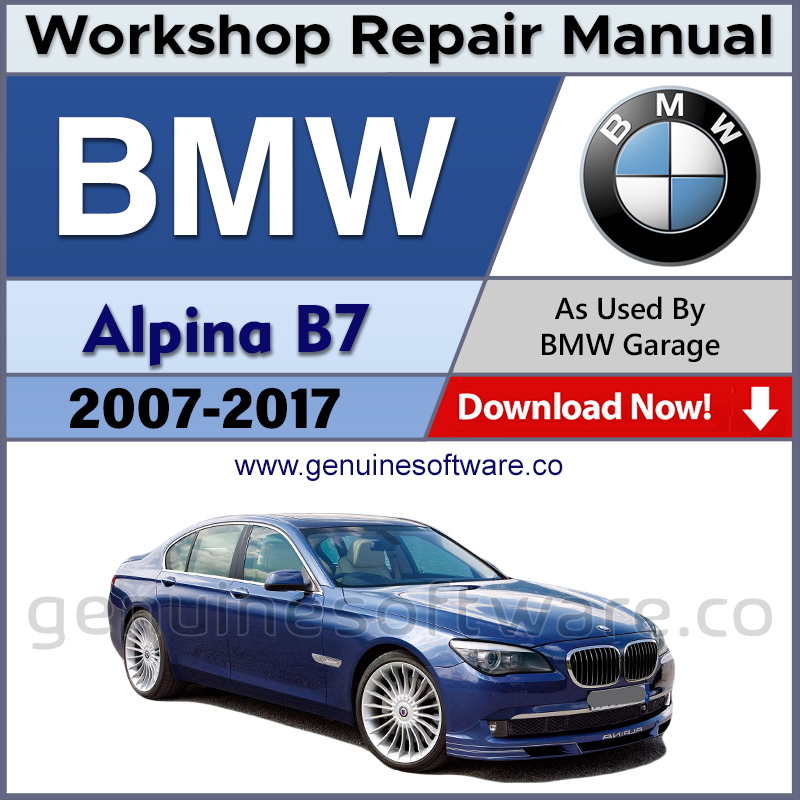BMW Alpina B7 Workshop Repair Manual & Wiring Diagrams