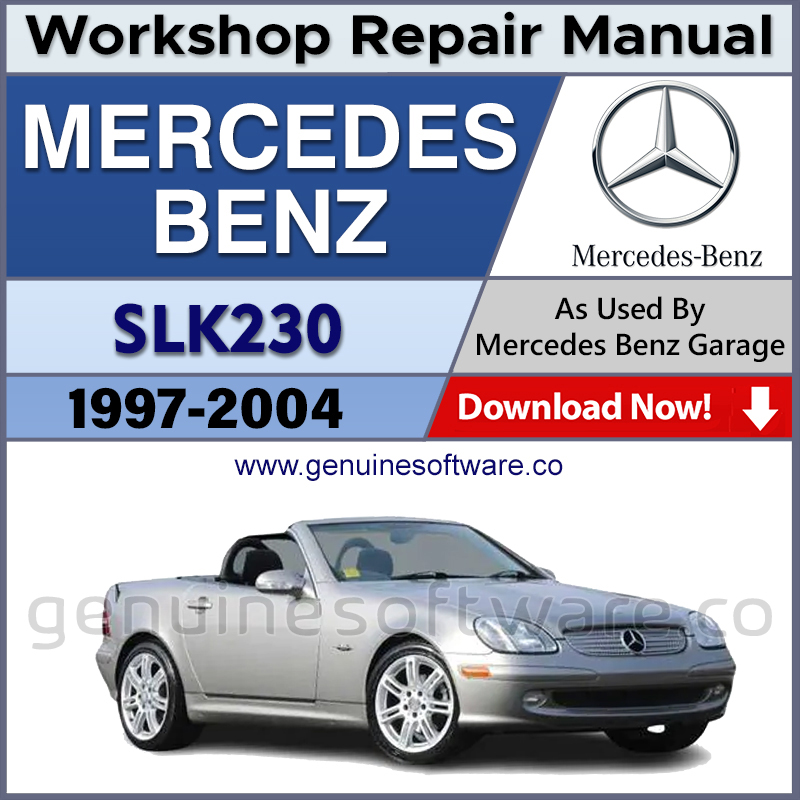 Mercedes SLK230 Workshop Repair Manual & Wiring Diagrams